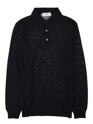 LARDINI Knit Sweater Sweatshirt - Black