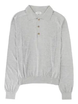 Versace Medusa-emblem Knit Sweater - Grey