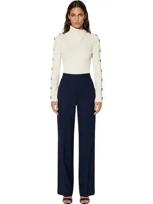 Elisabetta Franchi Tailored Pants Autumn - Navy
