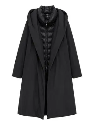 Herno Padded Technical Jacket With Classic Collar - Black