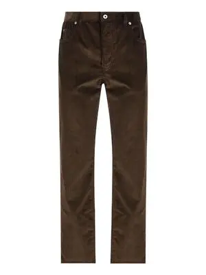 Loewe Corduroy Straight-leg Pants - Brown