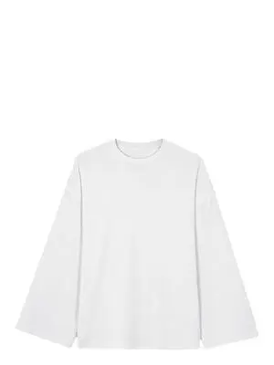 THE FRANKIE SHOP The Frankie Shop Rio Crewneck T-Shirt In 100% Organic Cotton