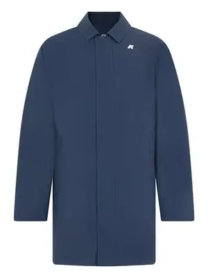 K-WAY K-way Men's Classic Collar Trench Jacket Blue