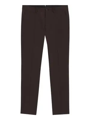 BOSS Slim-fit Cotton-blend Pants - Light Brown