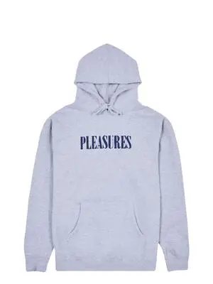 PLEASURES Tickle Logo Hoodie - Grey