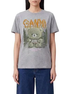 GANNI T-shirt - Grey