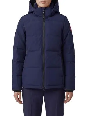Canada Goose Chelsea Recycled Polyester Down Jacket With Hood Navy