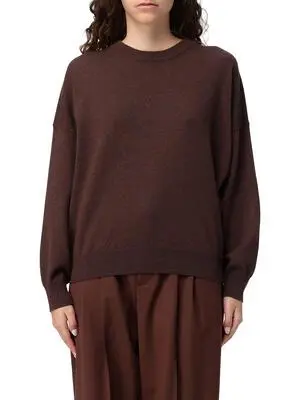 Brunello Cucinelli Dropped Shoulder Pure Cashmere Jumper - Brown