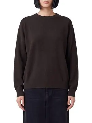 Brunello Cucinelli Dropped Shoulder Pure Cashmere Jumper - Coffee