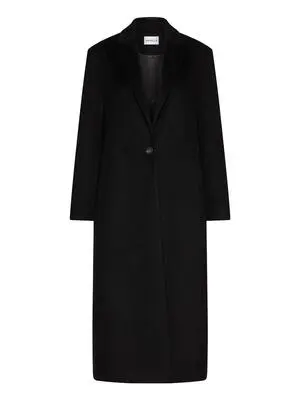 Marella Virgin Wool-cashmere Coat - Black