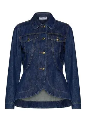 Marella Hourglass Denim Jacket - Blue