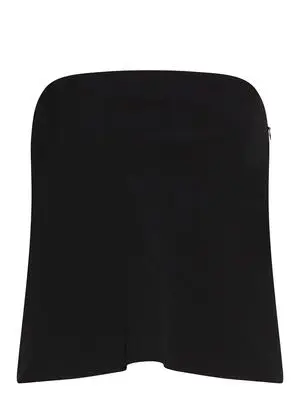 Marella Satin Bustier Top - Black