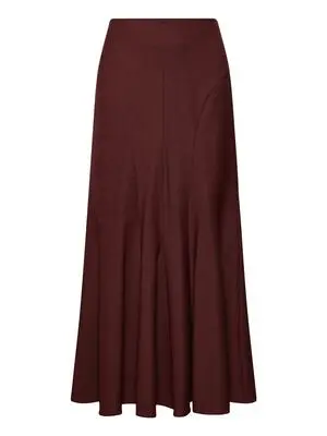 Marella Stretch-wool Mermaid Skirt - Brown