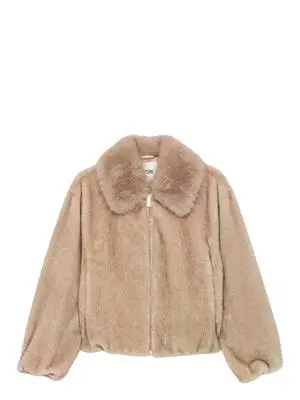 MAJE Abrigo Texturizado Con Cuello Esmoquin | Neutro | FARFETCH HN