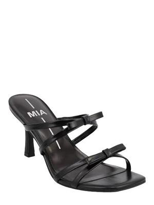 Mia Sonja Kitten Heel Sandal - Black