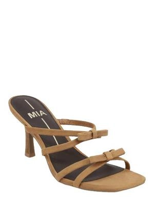 Mia Sonja Kitten Heel Sandal - Tan