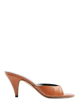 JUDE Haze Sandal Python Leather - Tan