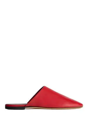 JUDE Floor Slide In Leather - Red
