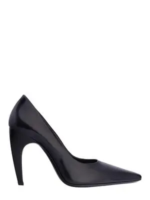 MY STORE Fame Pump In Black Brushed Leather