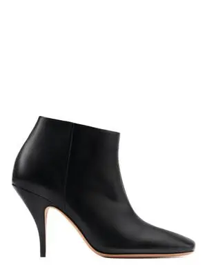 JUDE Credo Ankle Boot Black Creased Leather Black