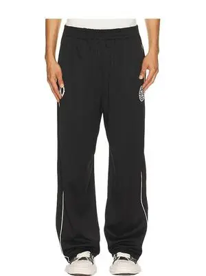 We11Done Piping Track Pants - Black