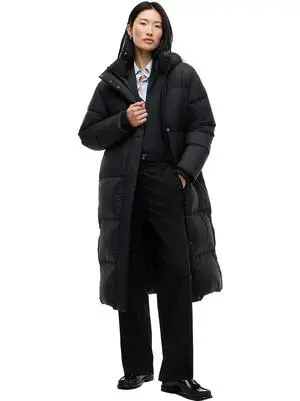 Tommy Hilfiger Water-repellent Down Maxi Puffer Coat - Black