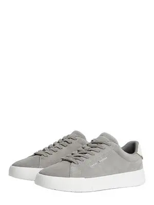 Tommy Hilfiger Tommy Logo Suede Court Sneaker - Hydrogen Grey