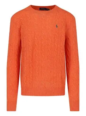 POLO RALPH LAUREN Cable-knit Logo Sweater