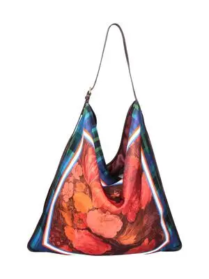 Dries Van Noten Oversized "scarf" Bag Multi