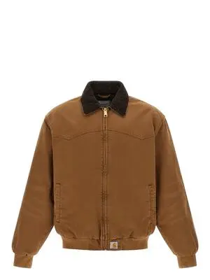 Carhartt Work In Progress Og Santa Fe' Jacket - Brown
