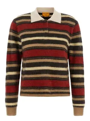 Guest In Residence Grizzly Cropped Rugby' Polo Shirt - Multi