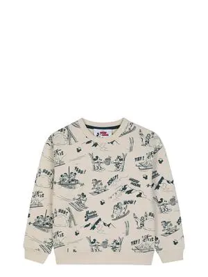 Marc Jacobs The Mickey Ski Sweatshirt In Size Cream Multi