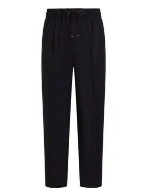 Dolce & Gabbana Flannel Jogging Trousers - Blue