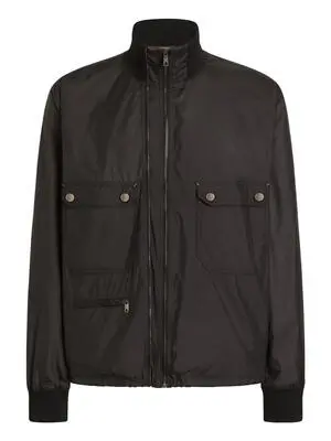 Dolce & Gabbana Lightly Padded Nylon Jacket - Black