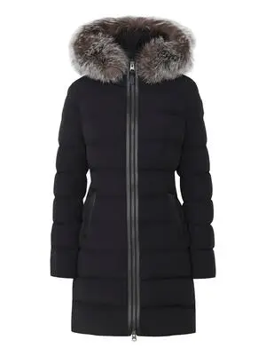 MACKAGE CALLA-XZ Down Coat With Removable Silverfox Fur Trim