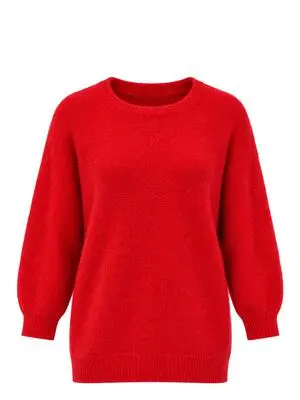 LUELLA FASHION Bettina Long Alpaca Jumper - Red