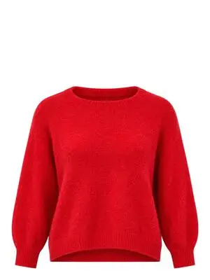 LUELLA FASHION Bettina Short Alpaca Jumper Red Red