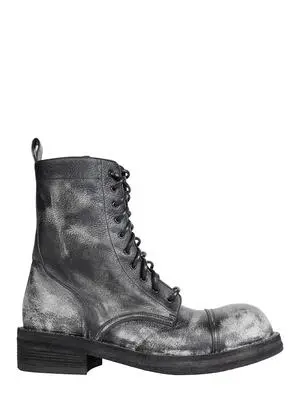 ANN DEMEULEMEESTER Aric Engineer Biker Ankle Boots - Black