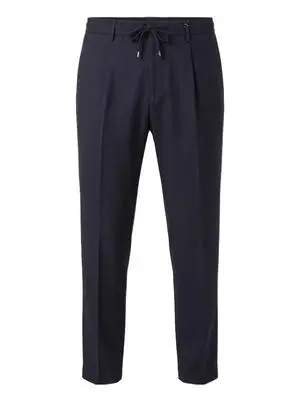 Peserico Drawstring Casual Pants - Blue