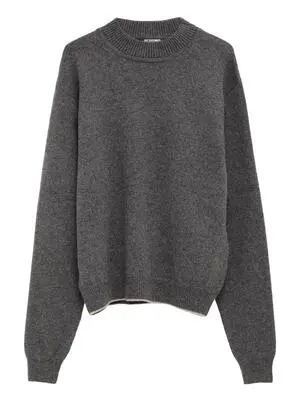 Jacquemus Crew-neck Knit Top - Grey