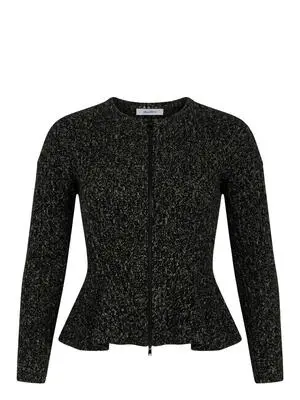 Max Mara Two-tone Thick Knit - Black