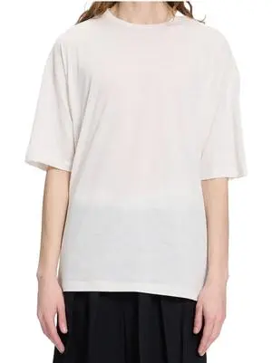 ANN DEMEULEMEESTER Crew-neck T-shirt - Ivory