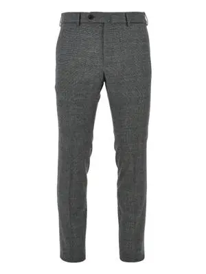 INCOTEX Pressed-crease Tailored Trousers