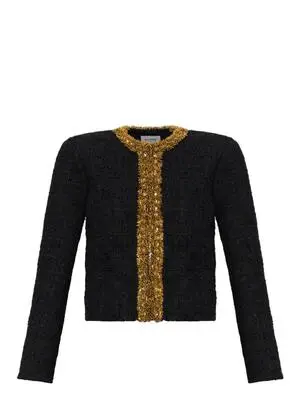 Balmain Long-sleeve Casual Jacket - Black