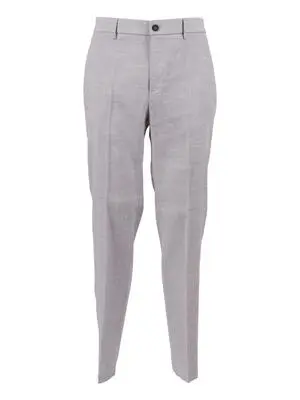 Peserico Elasticated-waistband Tailored Trousers - Grey