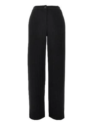 Emporio Armani Button-detail Trousers - Black