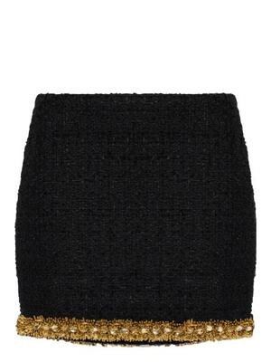 Balmain Color-block Skirt - Black