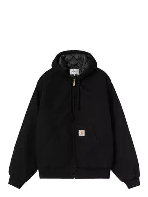Carhartt Work In Progress Logo-patch Drawstring Jacket - Black