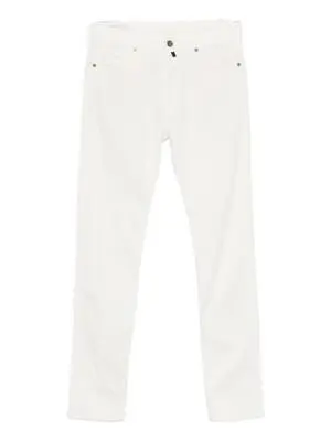 Incotex Slim Trousers White