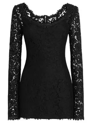 Dolce & Gabbana Cordonetto Lace Dress - Black